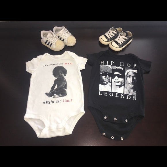adidas | One Pieces | Classic Hip Hop Baby Bundle Biggie 2pac Easye ...